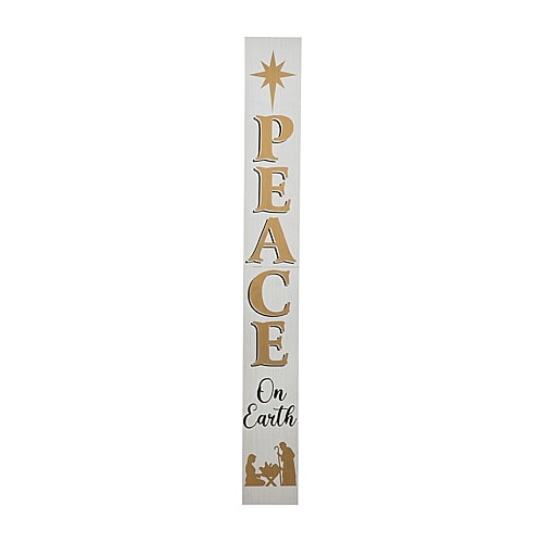 Click here for Glitzhome Wooden Nativity Peace Christmas Porch Si... prices