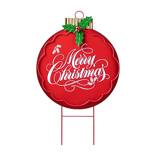 Click here for Glitzhome Metal Ornament Christmas Yard Art  One S... prices
