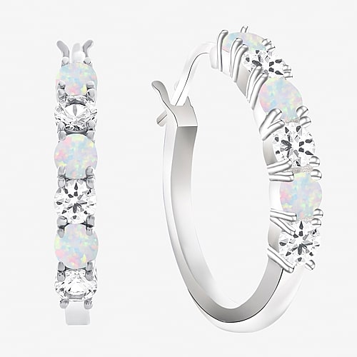 Click here for Gemstone & Lab-Created White Sapphire Sterling Sil... prices
