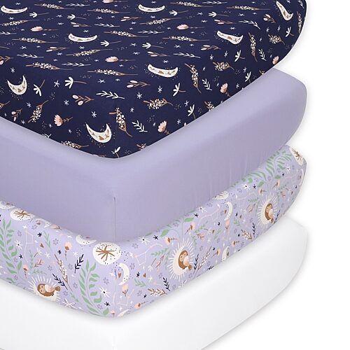 Click here for The Peanutshell Lunar Love Microfiber 4 Pack Crib... prices