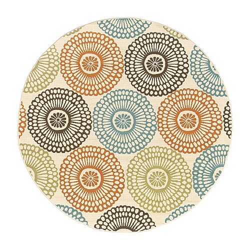 Click here for Covington Home Majorca Floral Medallions 7X7 Indoo... prices