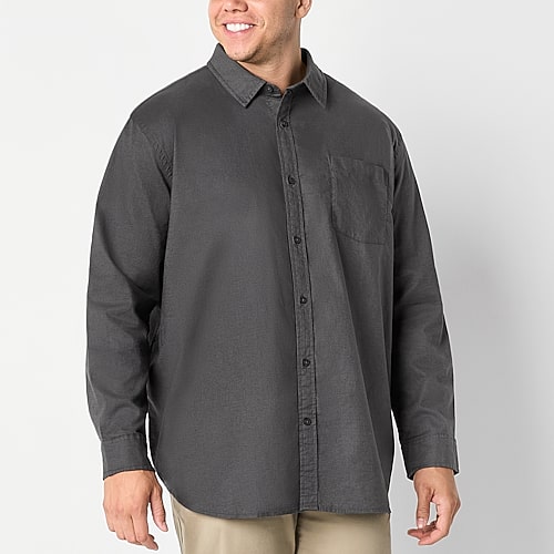 Click here for mutual weave Big and Tall Mens Regular Fit Long Sl... prices
