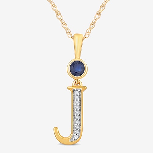 Click here for J Womens Lab Created Blue Sapphire 14K Gold Over S... prices