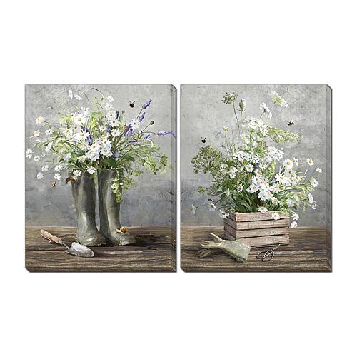 Click here for Streamline Art Cottage Gardening 2-pc. Wall Art Se... prices
