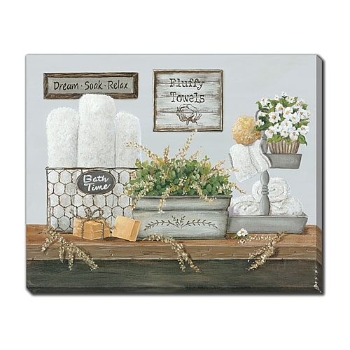 Click here for Streamline Art Fluffy Towels Canvas Art  One Size... prices