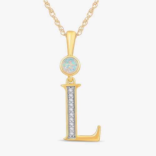 Click here for L Womens Lab Created White Opal 14K Gold Over Silv... prices