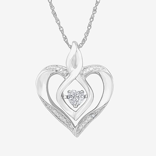 Click here for Love in Motion Lab-Created White Sapphire & Diamon... prices