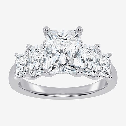 Click here for (G / Vs2-Si1) Womens 3 1/2 CT. T.W Lab Grown White... prices