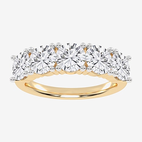 Click here for (G / Vs2-Si2) Womens 2 1/2 CT. T.W. Lab Grown Whit... prices