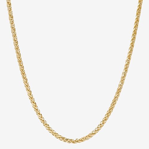Click here for Unisex Adult 14K Gold 20 Inch Wheat Chain Necklace... prices