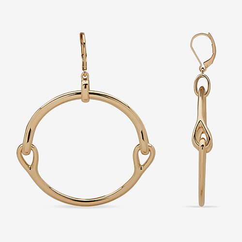 Click here for Worthington Gold Tone Womens Drop Earrings  One Si... prices