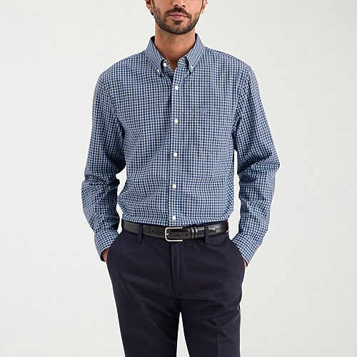 Click here for Dockers Stain Defender Mens Long Sleeve Regular Fi... prices
