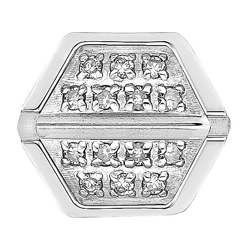Click here for Mens 1/10 CT. T.W. Diamond Stainless Steel Stud Ea... prices