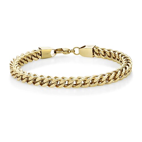 Click here for Mens Stainless Steel & Gold-Tone IP 9 6mm Foxtail... prices