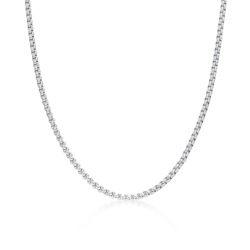 Click here for Mens Stainless Steel 24 Inch Box Chain Necklace  O... prices