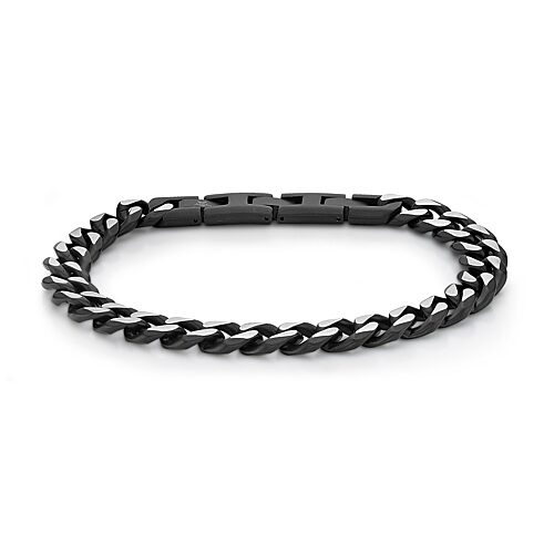 Click here for Mens Stainless Steel 9 Inch Solid Curb Chain Brace... prices
