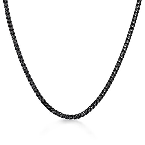 Click here for Stainless Steel Solid Wheat Chain Necklace  One Si... prices