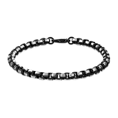 Click here for Mens Stainless Steel 8 1/2 Inch Solid Box Chain Br... prices