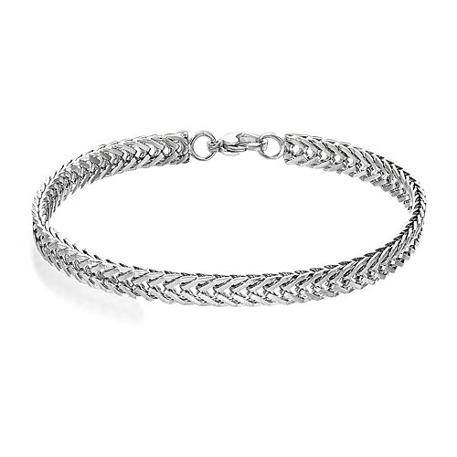 Click here for Mens Stainless Steel 8 1/2 Inch Solid Herringbone... prices