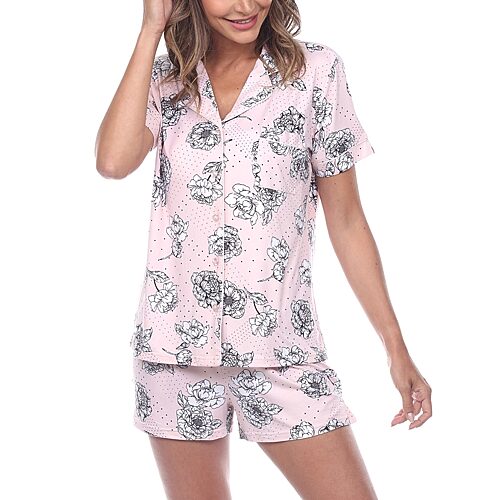 Click here for Womens White Mark 2pc. Floral Pajama Set prices