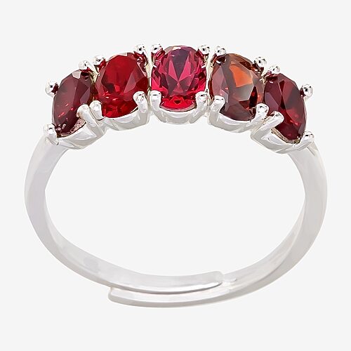 Click here for Sparkle Allure Birthstone Womens 2MM Red Cubic Zir... prices
