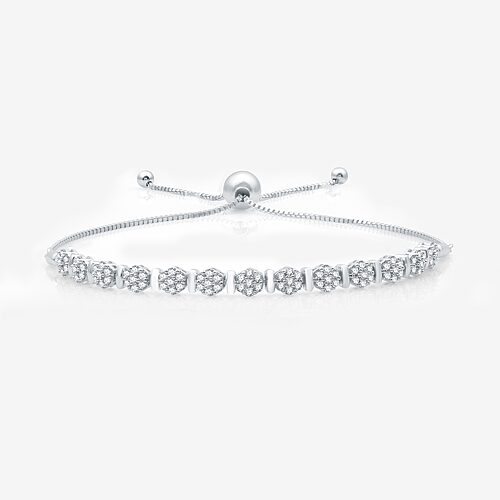 Click here for Diamond Blossom Womens 1 CT. T.W. Natural White Di... prices