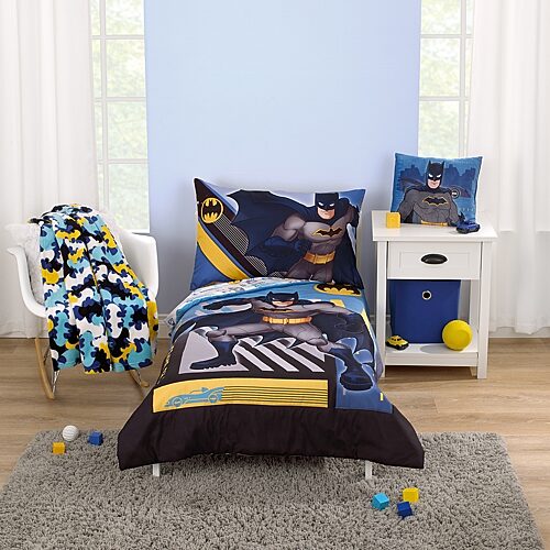 Click here for Warner Bros 4-pc. Batman Toddler Bedding Set  One... prices