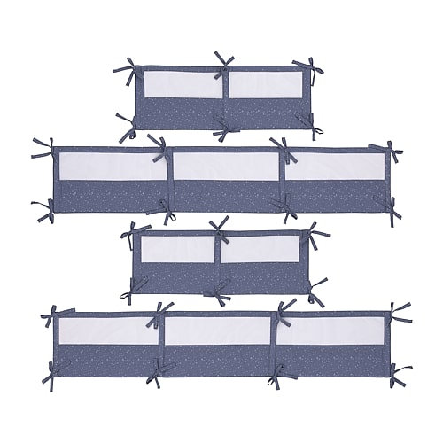 Click here for Disney Collection Crib Liner  One Size  Blue prices