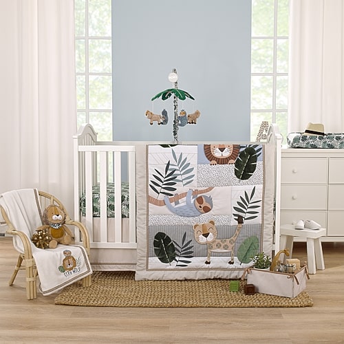 Click here for Nojo Jungle 4-pc. Crib Bedding Set  One Size  Gree... prices