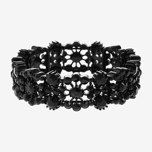 Click here for Mixit Womens Black Stretch Bracelet  One Size  Bla... prices