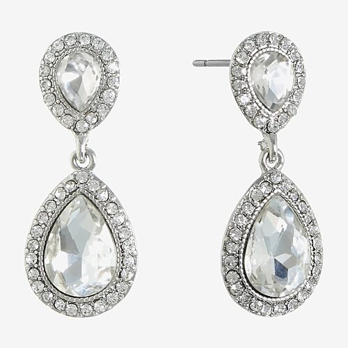 Click here for Monet Jewelry The Bridal Collection Womens Drop Ea... prices
