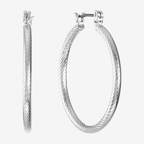 Click here for Liz Claiborne Silver Tone Textured Womens 29mm Hyp... prices