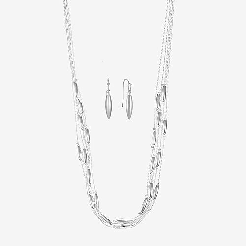 Click here for Liz Claiborne Multi-Strand Necklace And Drop Earri... prices