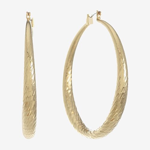 Click here for Monet Jewelry Womens 53mm Hypoallergenic Hoop Earr... prices