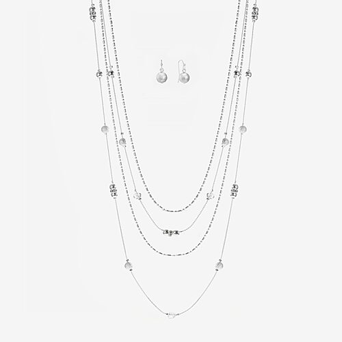 Click here for Liz Claiborne Multi-Strand Necklace And Drop Earri... prices