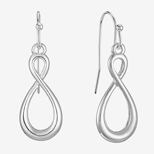 Click here for Liz Claiborne Silver Tone Womens Drop Earrings  On... prices