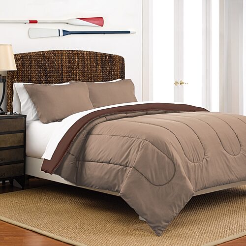 Click here for Martex Reversible Comforter Set  One Size  Brown prices