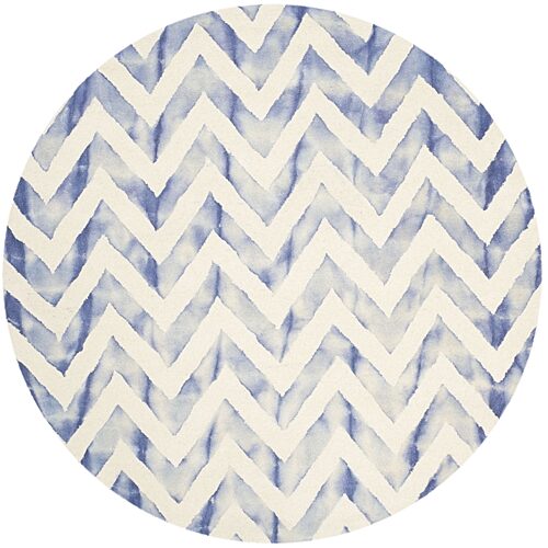 Click here for Safavieh Dip Dye Collection Ronnie Chevron Round A... prices