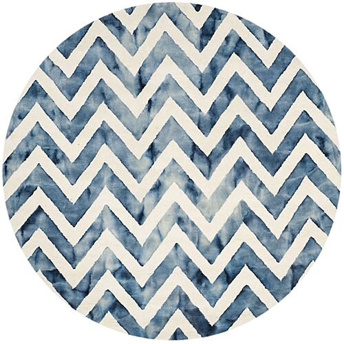 Click here for Safavieh Dip Dye Collection Ronnie Chevron Round A... prices