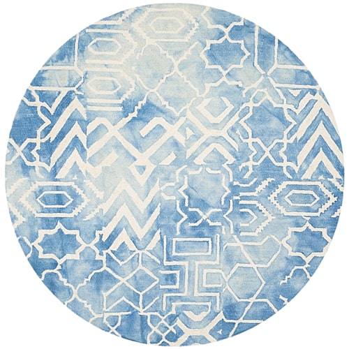 Click here for Safavieh Dip Dye Collection Venice Chevron Round A... prices