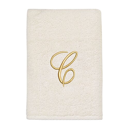 Click here for Avanti Monogram Initial Script Ivory & Gold Finger... prices