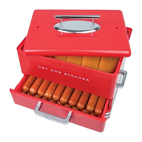 Click here for Nostalgia Hot Dog Steamer  One Size  Red prices