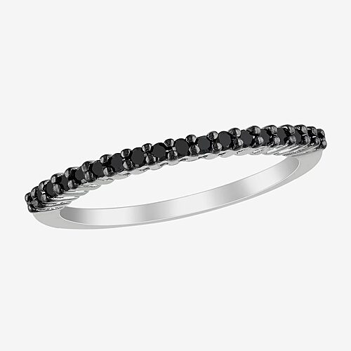 Click here for Midnight Black Womens 2MM 1/5 CT. Natural Black Di... prices