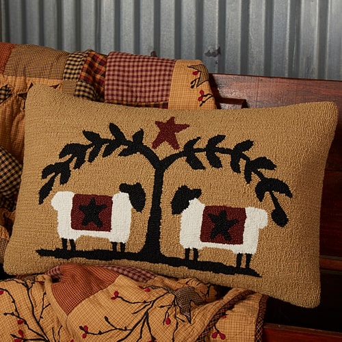 Click here for VHC Brands Heritage Farms Rectangular Throw Pillow... prices