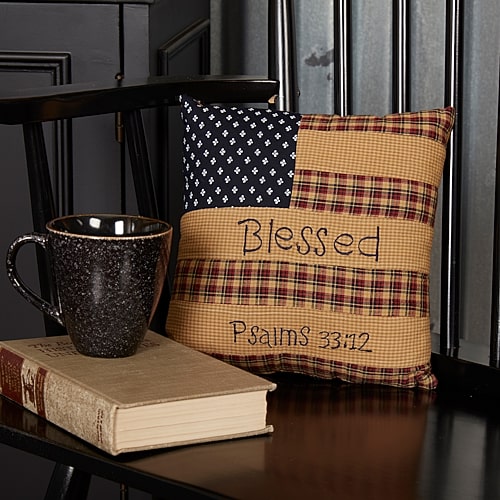 Click here for VHC Brands Patriotic Patch Square Throw Pillow  On... prices