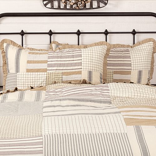Click here for VHC Brands Vintage Stripe Reversible Pillow Sham... prices