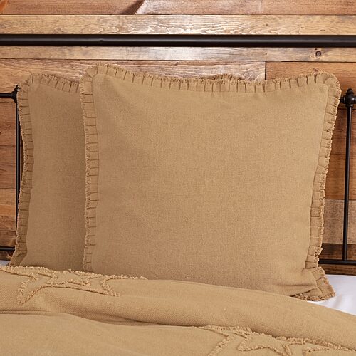 Click here for VHC Brands Veranda Burlap Natural Reversible Euro... prices
