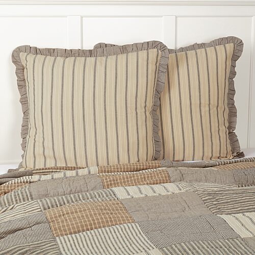 Click here for VHC Brands Miller Farm Reversible Euro Sham  One S... prices
