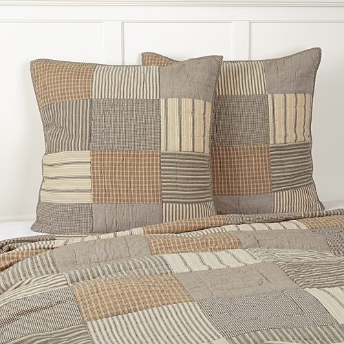 Click here for VHC Brands Miller Farm Reversible Euro Sham  One S... prices