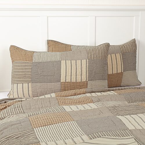 Click here for VHC Brands Miller Farm Reversible Pillow Sham  One... prices